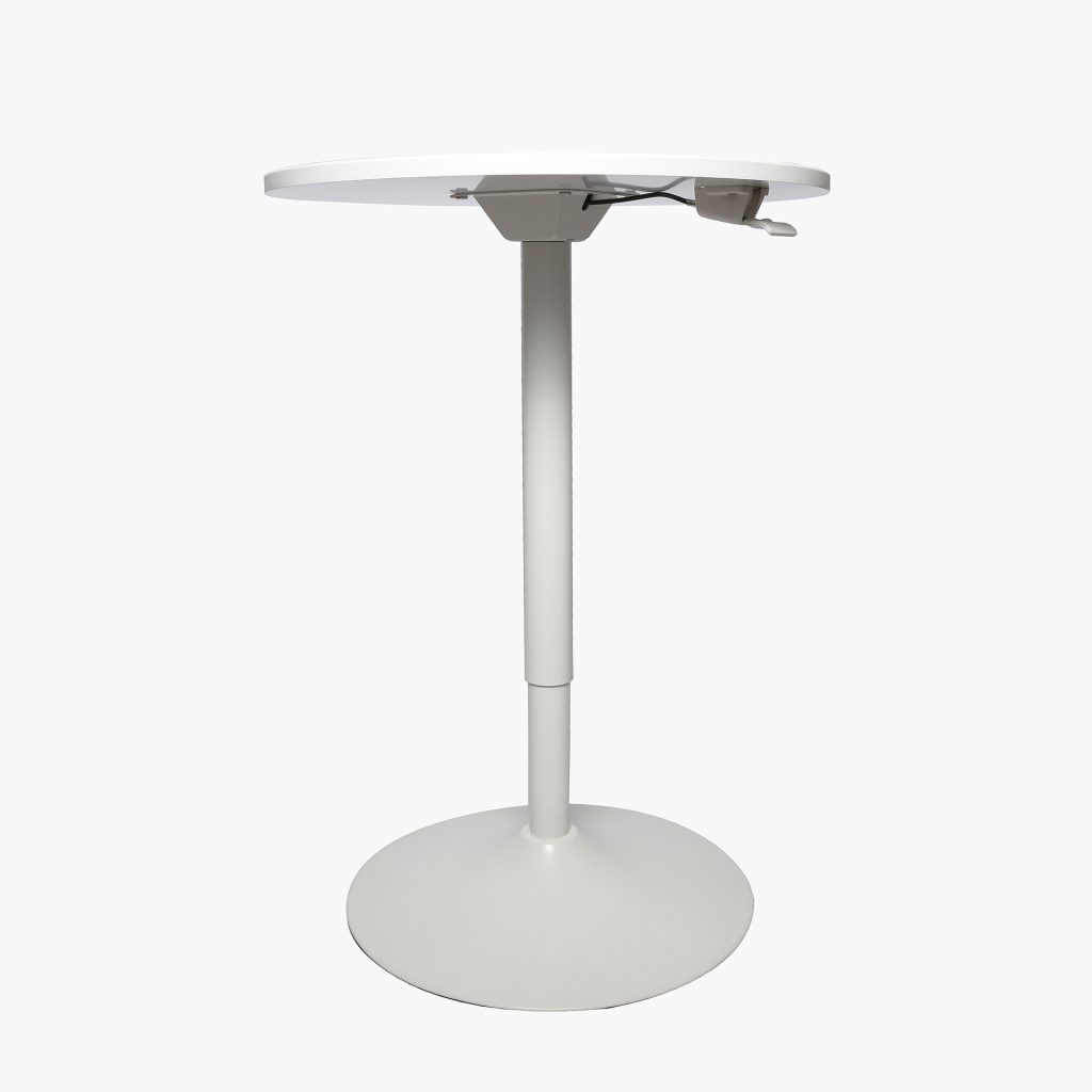 GAS OPERATED SINGLE TUBE TABLE – White – Fccp
